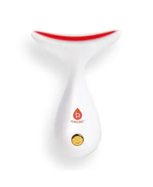 PURSONIC Led Light Therapy Neck And Face Sculpting Wand - White