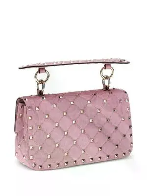 Valentino Garavani Leather Rockstud-embellished Shoulder Bag