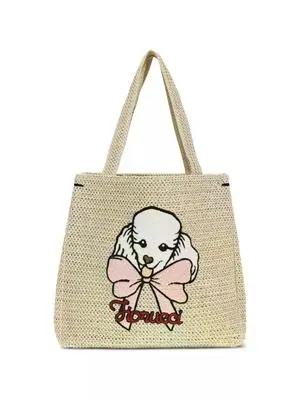 Fiorucci Raffia Tote Bag
