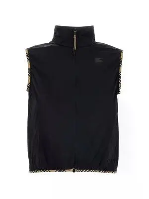 Burberry Check Trim Gilet