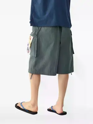 STUDIO TOMBOY Drawstring-waist Cargo Shorts - Grey