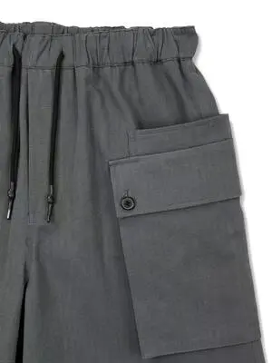 STUDIO TOMBOY Drawstring-waist Cargo Shorts - Grey