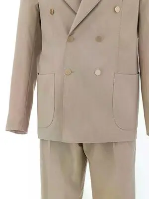 BRIGLIA 1949 Taurasi Double-breasted Suit - Neutrals