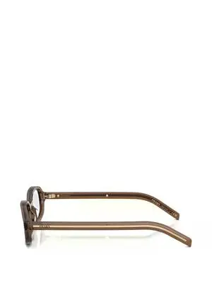 Prada Rectangle-frame Sunglasses - Brown