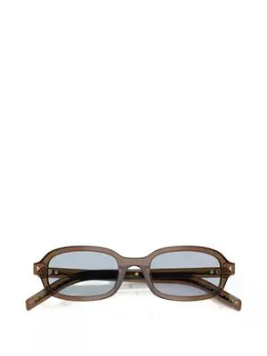 Prada Rectangle-frame Sunglasses - Brown