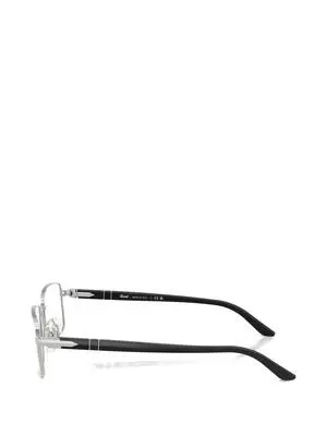 Persol Rectangle Frame Eyeglasses - Silver