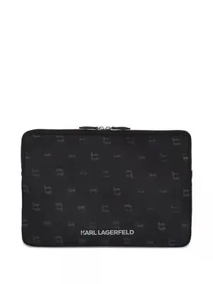 Karl Lagerfeld Ikon Laptop Sleeve - Black