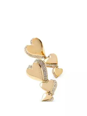 Guess Heart-motif Drop Earrings