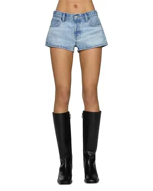 EB DENIM Portman High Rise Shorts - Drift