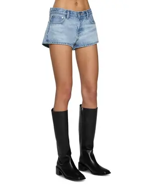 EB DENIM Portman High Rise Shorts - Drift