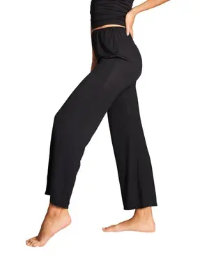 NEGATIVE Whipped Cropped Pant - Black