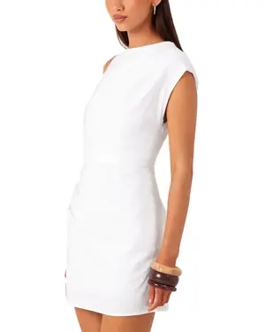 SNDYS. Saskia Mini Dress - White