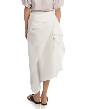 Issey Miyake Asymmetrical Layered Skirt