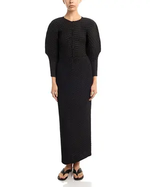 Issey Miyake Pleated Maxi Skirt