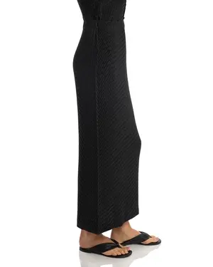Issey Miyake Pleated Maxi Skirt