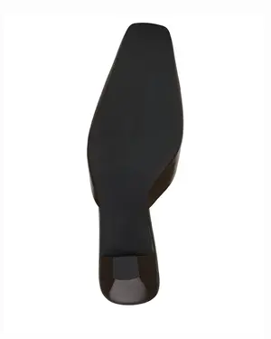Jeffrey Campbell Leather Mule Pumps - Coffee