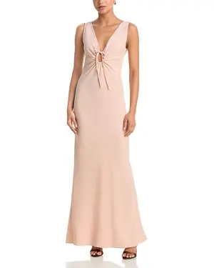 Black Halo Draped Evening Dresses