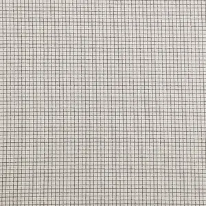Calvin Klein Broken Grid Washed Cotton Percale 4 Piece Sheet Set, Queen - Flax/graphite