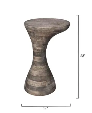 JAMIE YOUNG CO. Toadstool Wood Drink Table