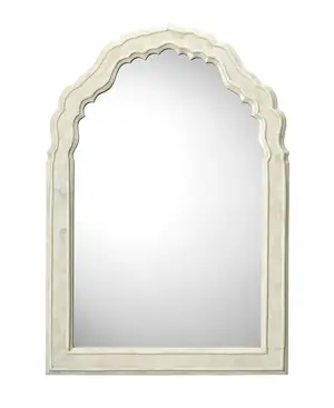 JAMIE YOUNG CO. Chateau Camel Bone Arch Wall Mirror