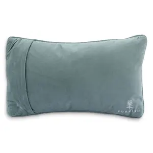 FURBISH Fly Coach Needlepoint Pillow, 15 X 9