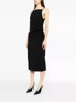 Proenza Schouler Priya Midi Dress - Black