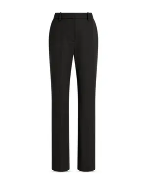 ARGENT Straight Leg Trousers - Black