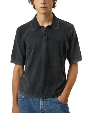 CORRIDOR Knit Polo Shirt - Black