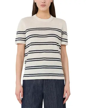 Max Mara Smmnordica Linen Top - White