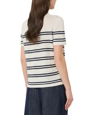 Max Mara Smmnordica Linen Top - White