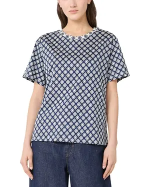 Max Mara Printed Cotton T-shirt