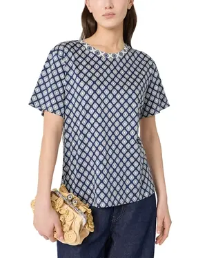 Max Mara Printed Cotton T-shirt