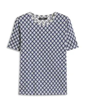Max Mara Printed Cotton T-shirt