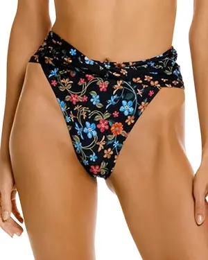 Agua Bendita Lily Weave Bikini Bottom - Multi