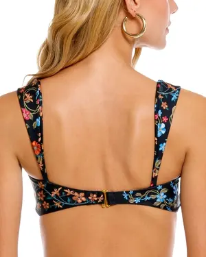 Agua Bendita Malory Weave Bikini Top - Multi