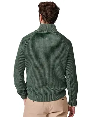 AUBIN Martin Zip Neck Long Sleeve Jumper