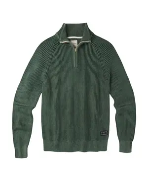 AUBIN Martin Zip Neck Long Sleeve Jumper