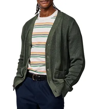 AUBIN Lister Cardigan With Stitch Detail