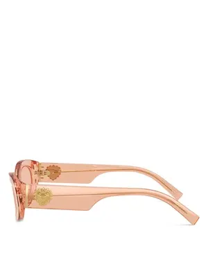 Dolce & Gabbana Oval Sunglasses, 53mm - Nude