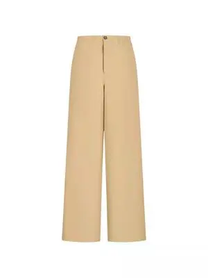 JIL SANDER Wide-leg Trousers - Neutrals