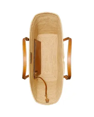 Tory Burch Ella Large Structured Tote - Natural