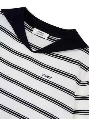 STUDIO TOMBOY Striped Sailor-collar Sweater