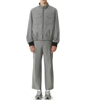 LANVIN Straight-leg Mohair Wool Trousers