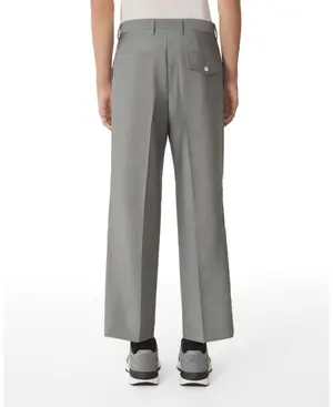 LANVIN Straight-leg Mohair Wool Trousers