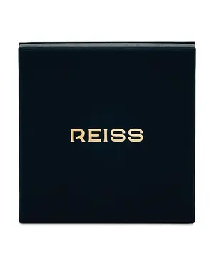 REISS Orla Sculptural Disc Pendant Necklace - Gold