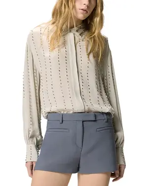 Pinko Embellished Viscose Blouse