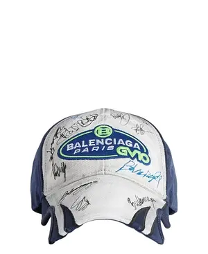 Balenciaga Cap - Dirty White/blue