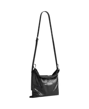 Balenciaga Shopper Dust Bag Crossbody Pouch Medium - Black