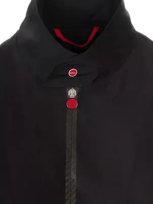 Kiton High-neck Zip-up Bomber Jacket - Black