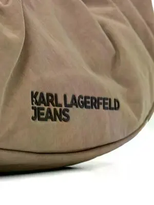 Karl Lagerfeld Gathered Shoulder Bag - Brown